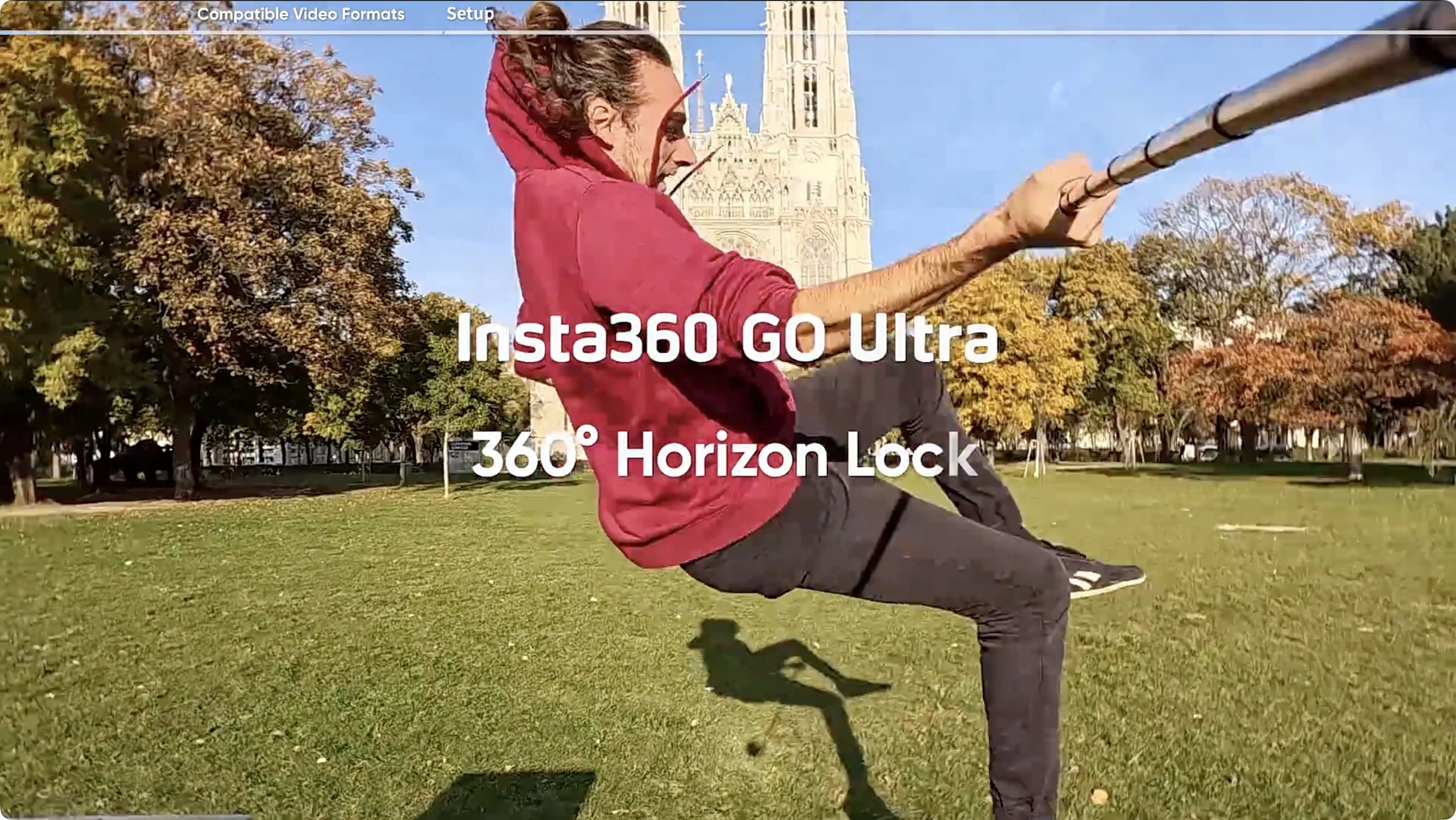 Cách kích hoạt 360° Horizon Lock trên Insta360 GO ULTRA